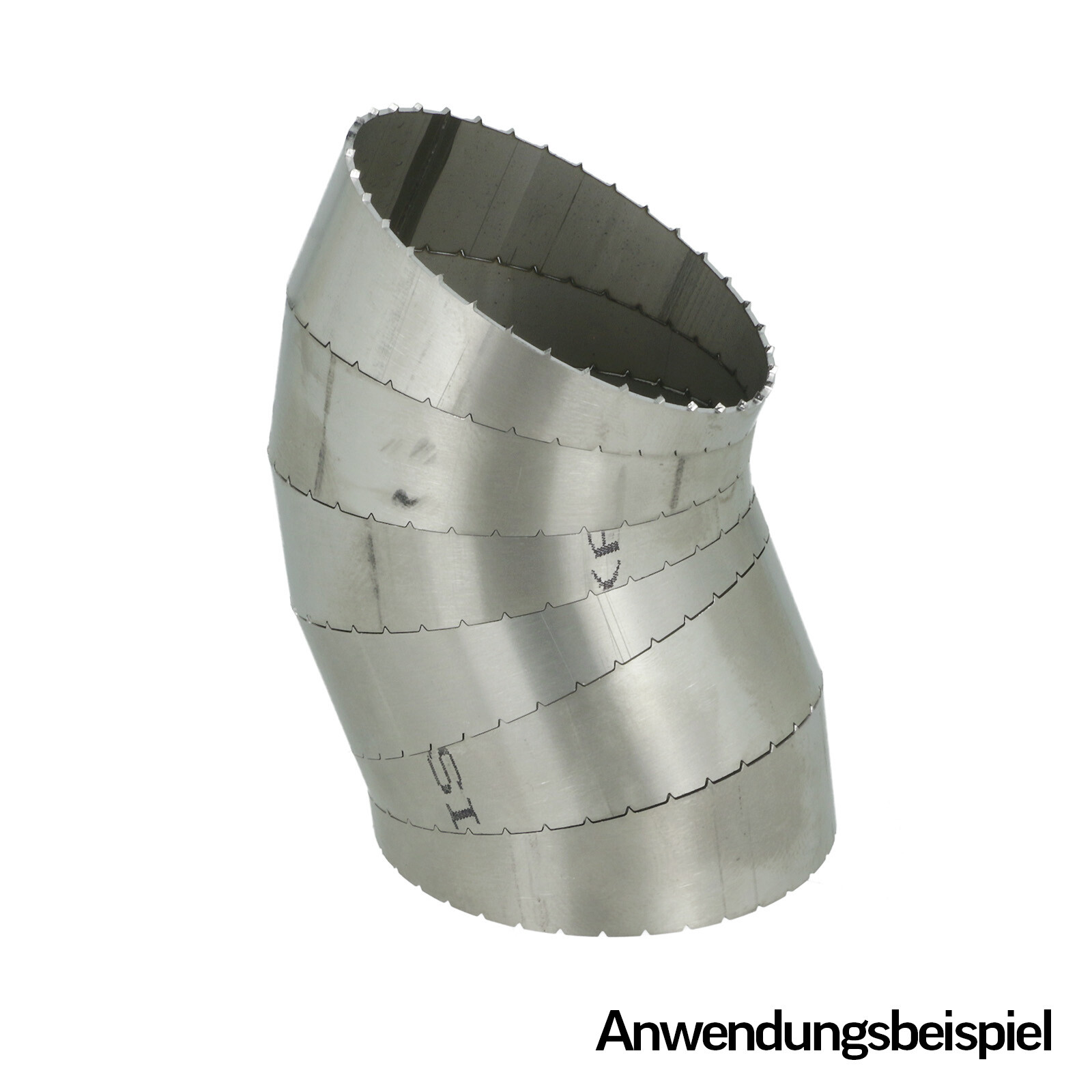 90° Stainless Pie Cut with Spigot 63mm x 1.5 - Kit, £ 33.62